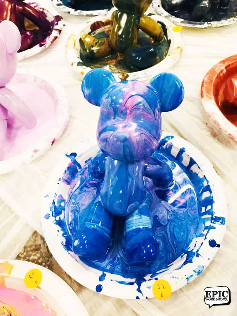 Acrylic Pour Bear - Epic Workshop