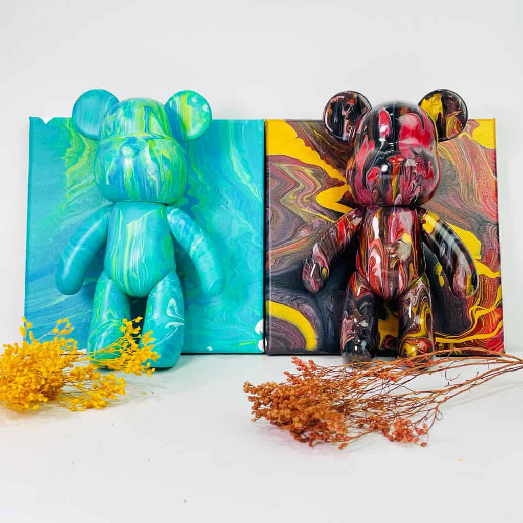Acrylic Pour Bear - Epic Workshop